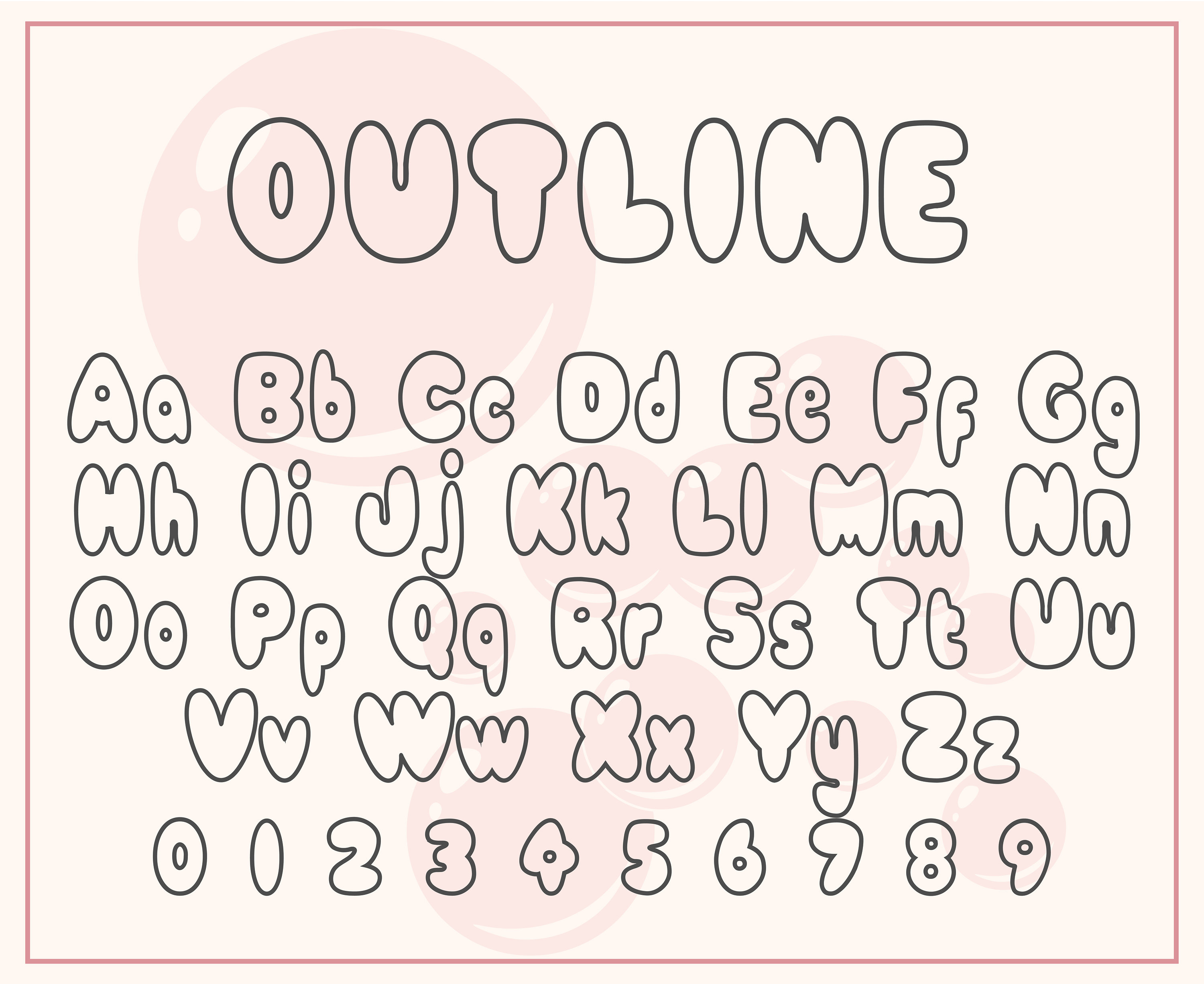 Bubbly Font TTF SVG Bubbly Letters Font Graffiti Bubble - Etsy