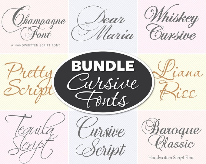 Cursive Whiskey Font Cursive Font Cursive Letters Svg Bourbon Font ...