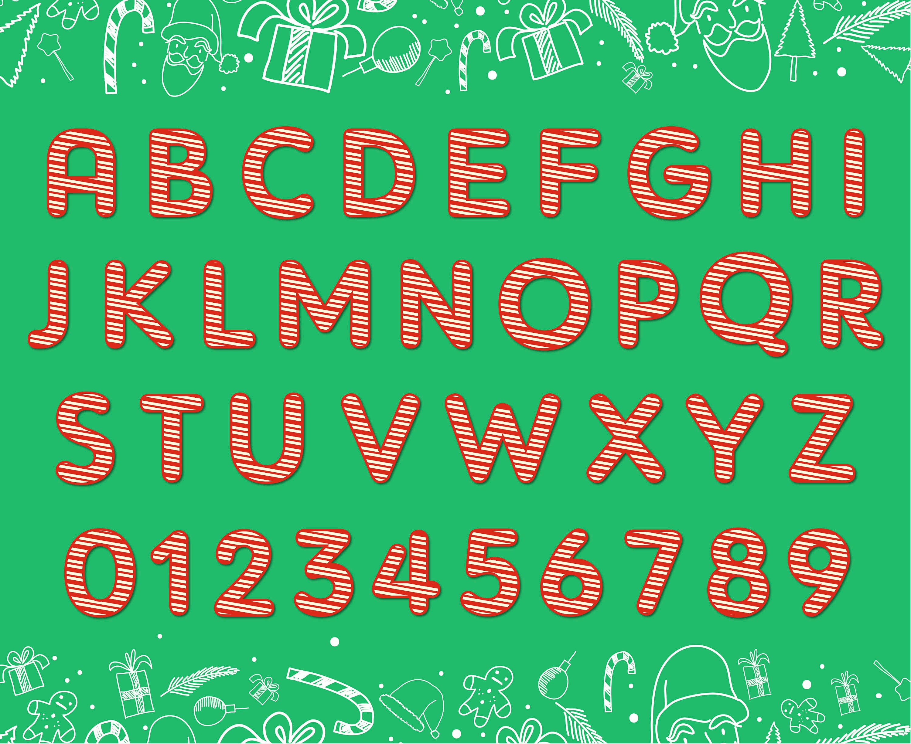 Candy Font Candy Cane Font Christmas Font Sweet Candy Font Candy Script ...