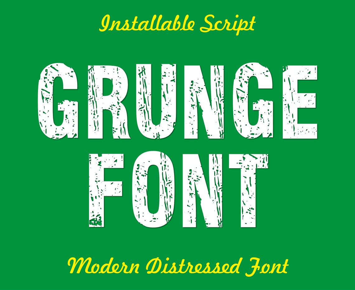 Grunge Font Distressed Font Distressed Monogram Font Grunge - Etsy