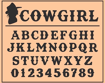 Western Font Wild West Font Cowgirl Font Old West Font Western Font Styles Old Western Font ...