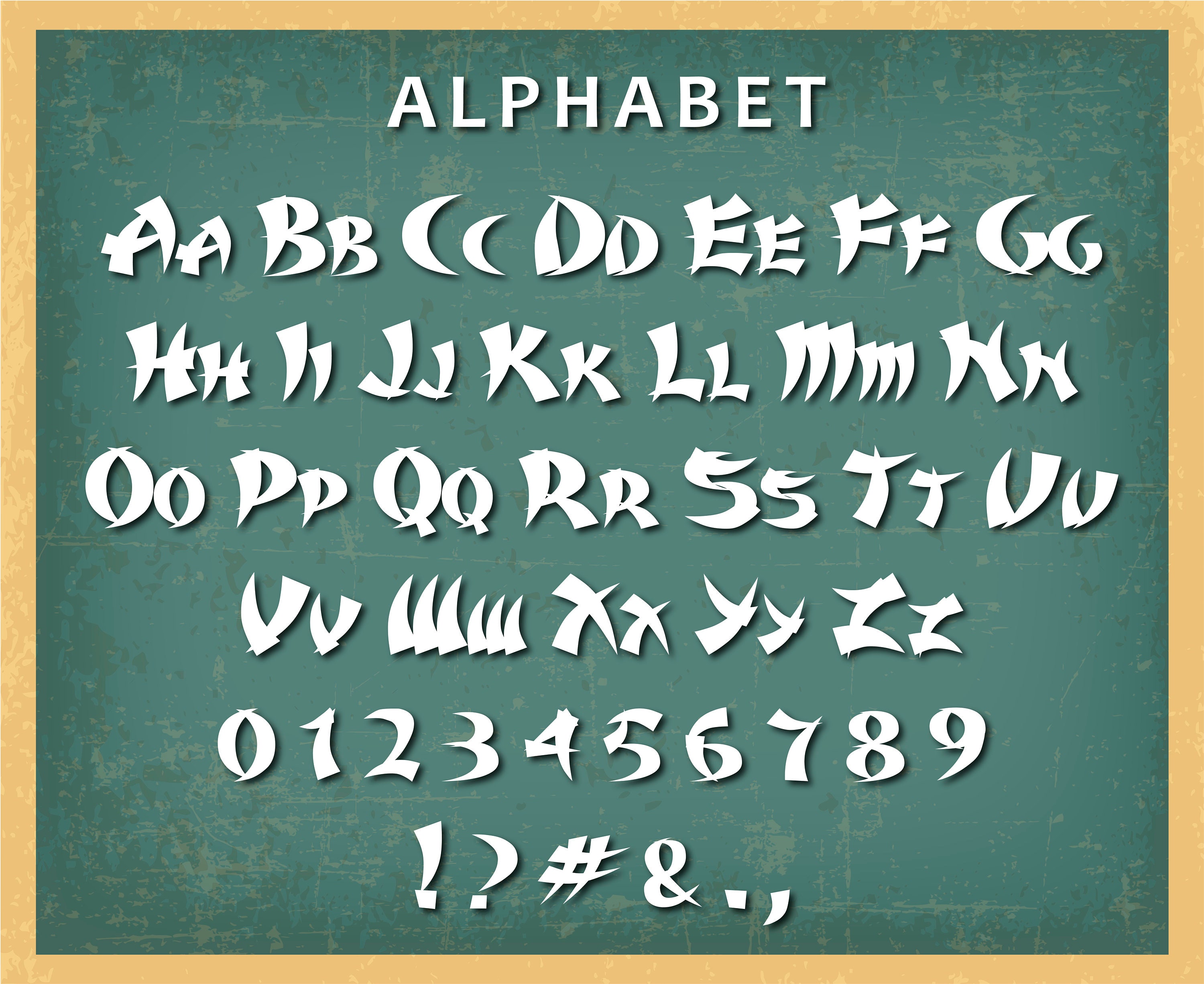 Karate Font Ttf Karate Font Svg Png Karate Font Style Karate - Etsy Ireland