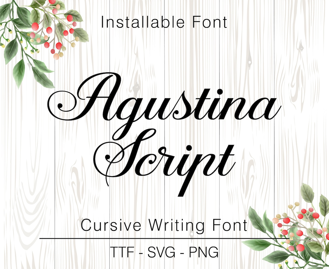 Wedding Font Cursive Font Ttf Svg Cursive Font for Cricut Wedding ...