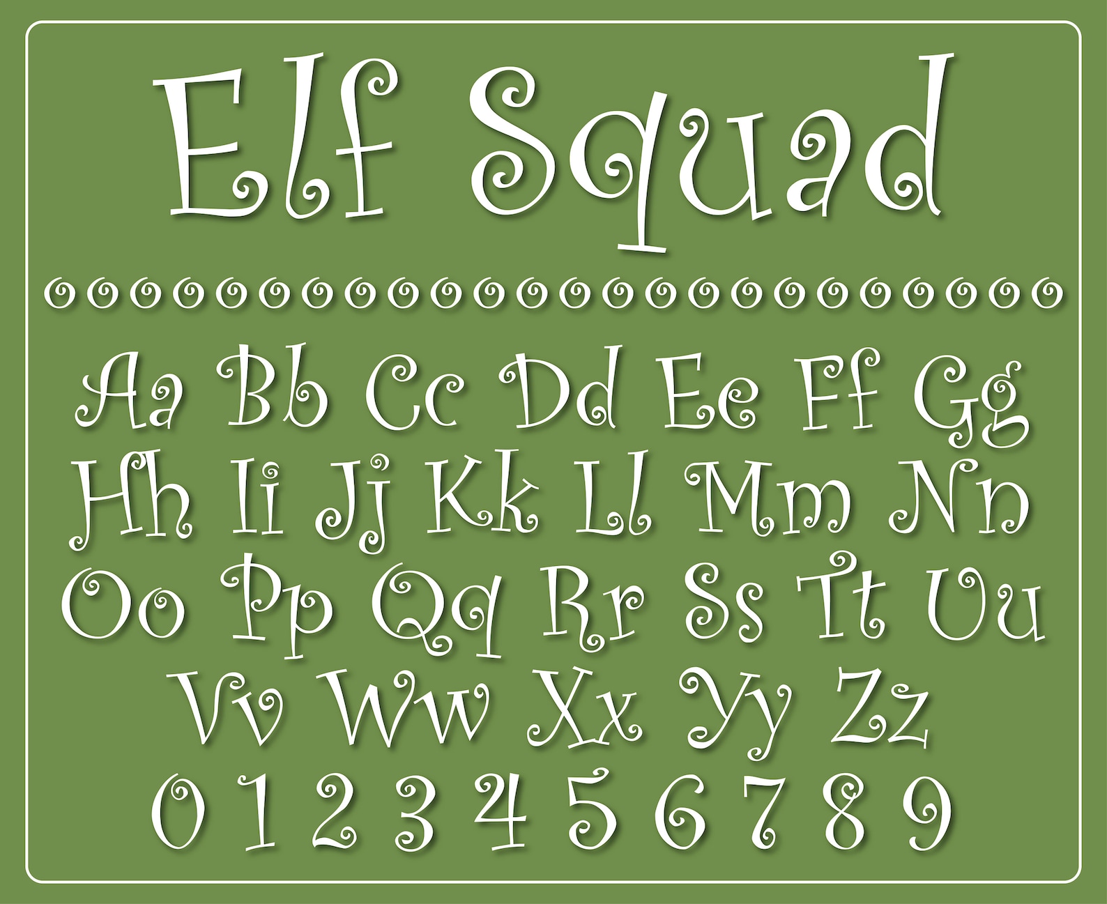 Curly Font Elf Font Curly Cursive Font Curly Script Font Curly Font ...
