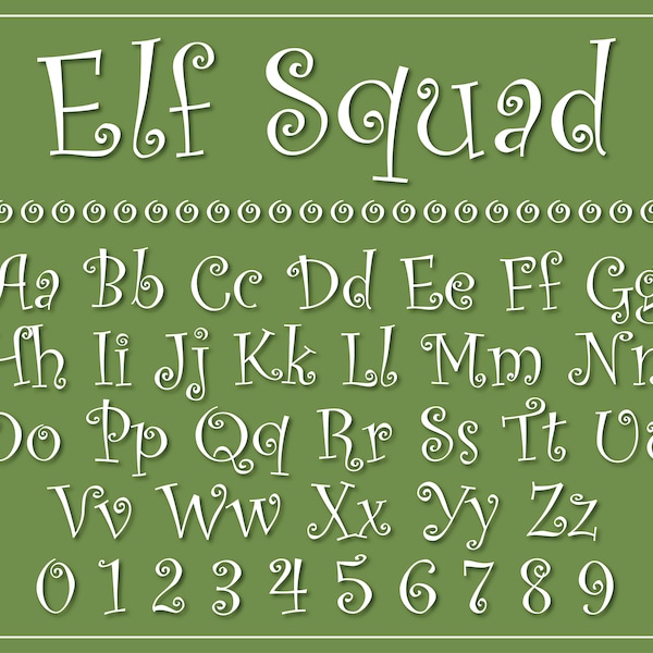 Elf on Shelf Font - Etsy