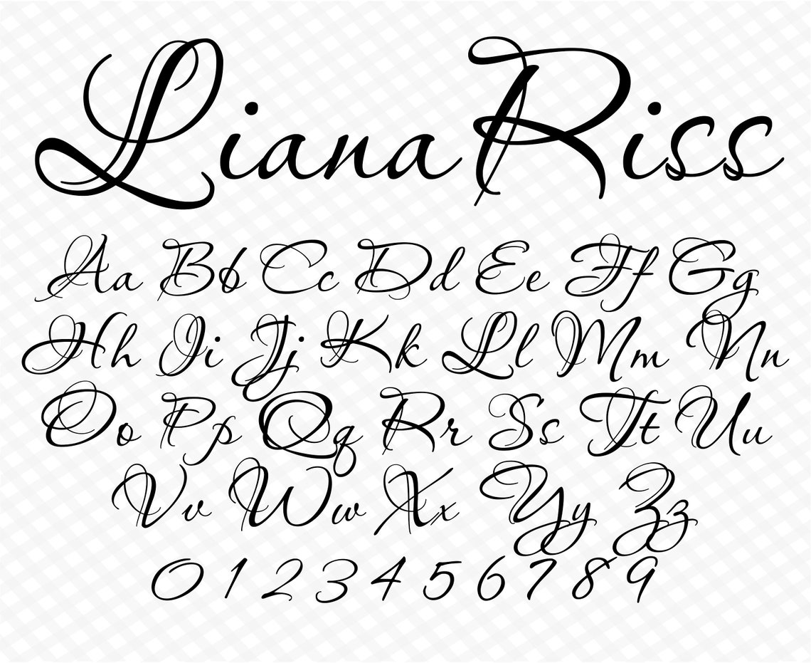 Wedding Font Cursive Font Wedding Script Wedding Cursive Font - Etsy