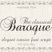 Baroque Font Ttf Svg Files Cursive Font Wedding Font Calligraphy Font ...