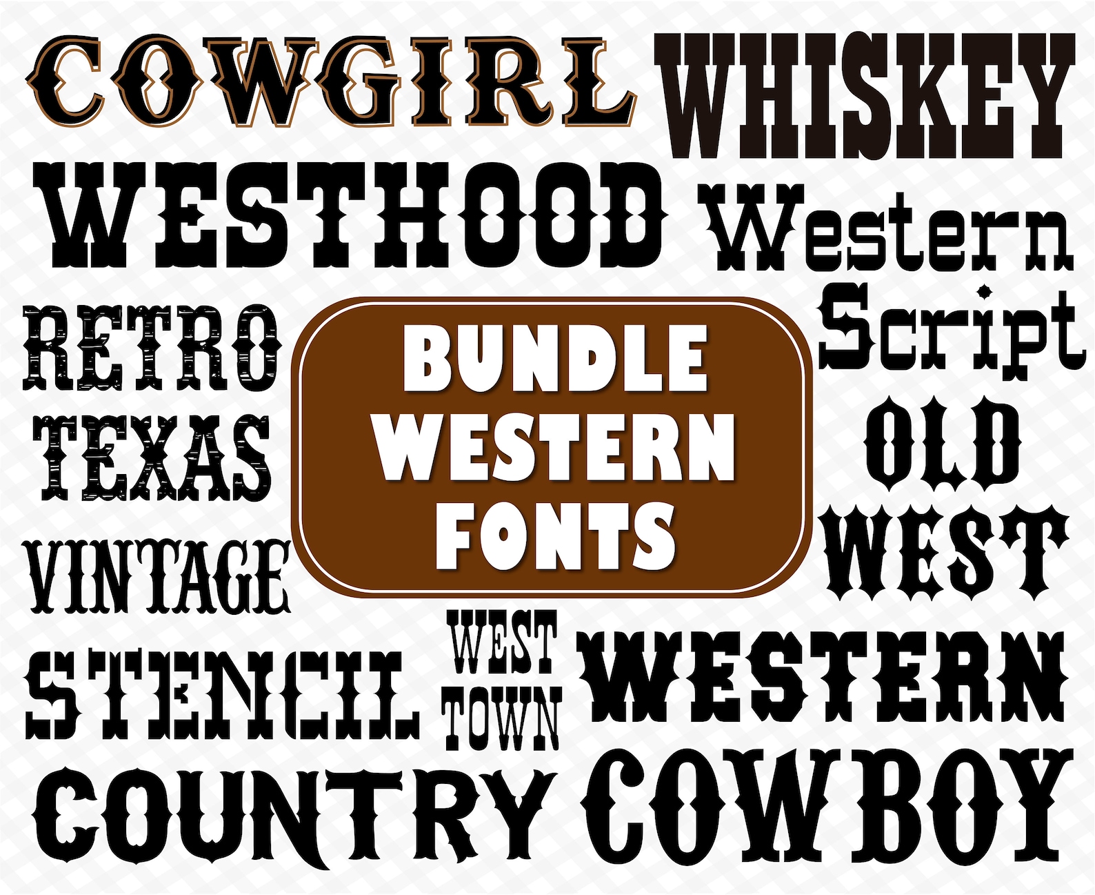 Western Fonts Wild West Font Old West Font Cowgirl Font Western Font ...
