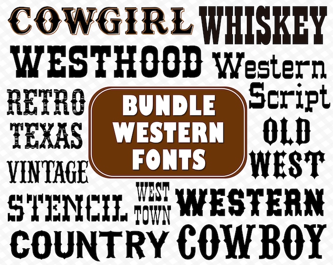 Western Font Wild West Font Old West Font Western Font Styles Cowboy ...
