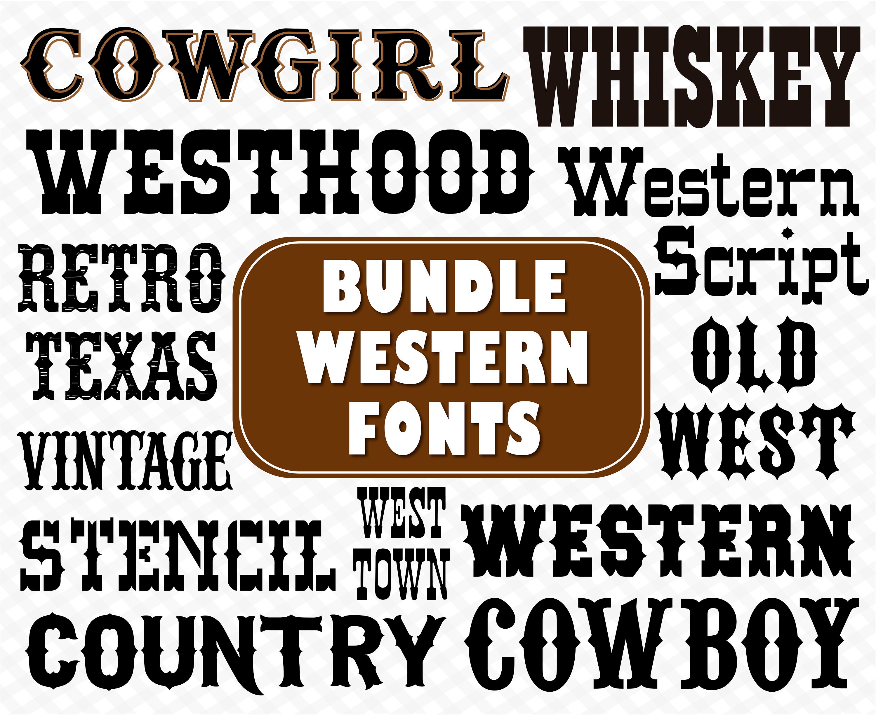 Western Fonts Wild West Font Old West Font Cowgirl Font Western Font ...
