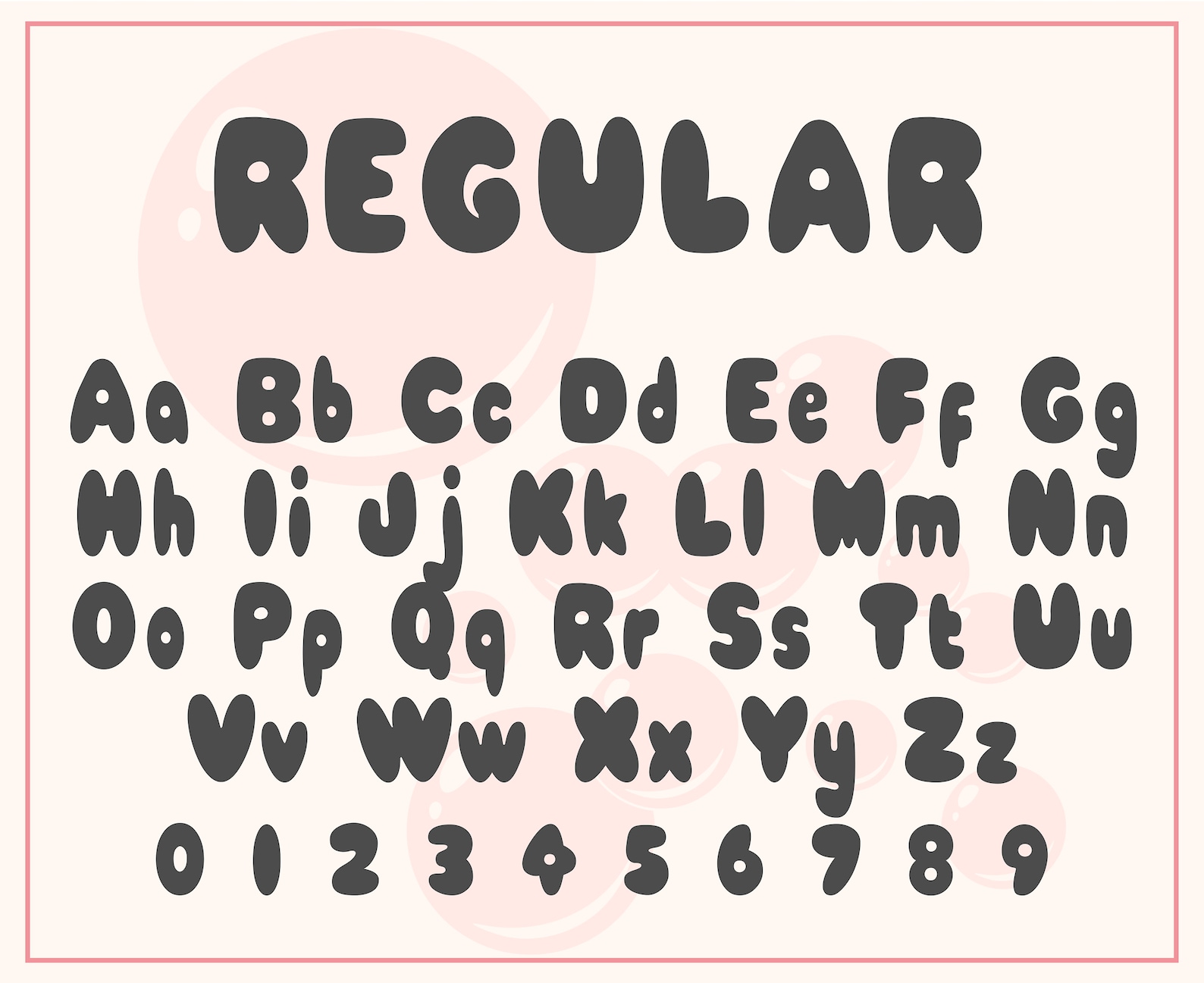 Bubbly Font TTF SVG Bubbly Letters Font Graffiti Bubble - Etsy UK