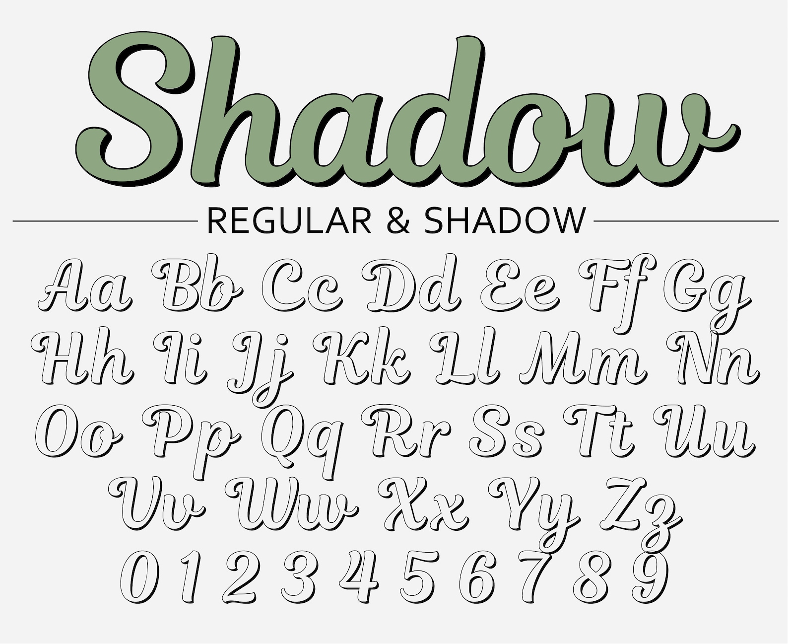 Shadow Font Shadow Script Font Shadow Font Style Shadow Letters Font ...