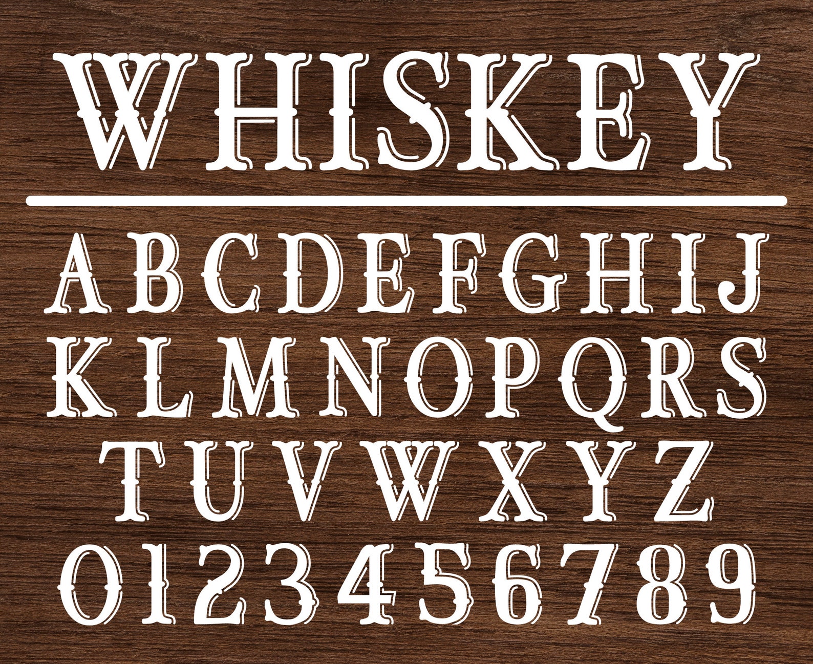 Whiskey Font Vintage Font Western Font Bourbon Font Scotch Font Vintage ...