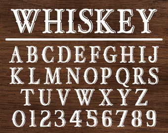 Whiskey Font Vintage Whiskey Font Old Whiskey Font Whiskey Label Font ...