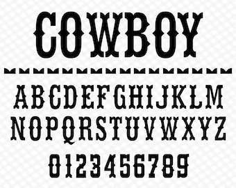 Western Font Wild West Font Old West Font Western Font Styles Cowboy ...