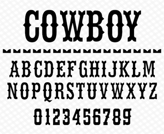 Old West Style Fonts
