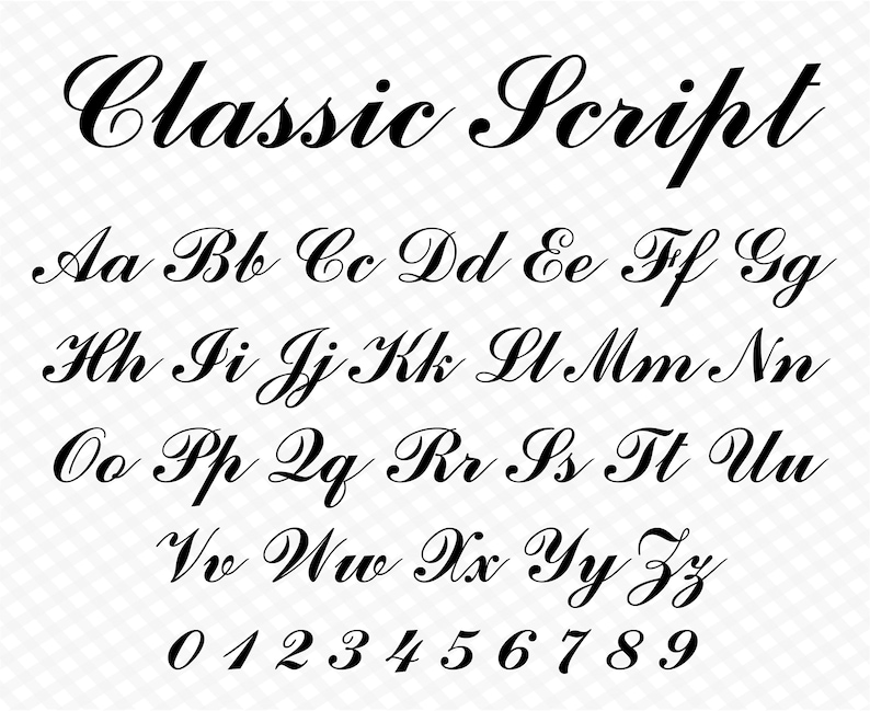 Cursive Font Ttf Svg Wedding Font Samantha Cursive Font for - Etsy