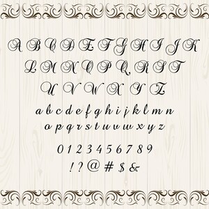 Baroque Font Ttf Svg Files Cursive Font Wedding Font Calligraphy Font ...