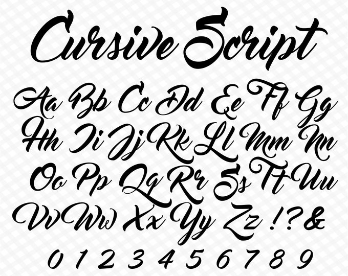 Cursive Whiskey Font Cursive Font Cursive Letters Svg Bourbon Font ...