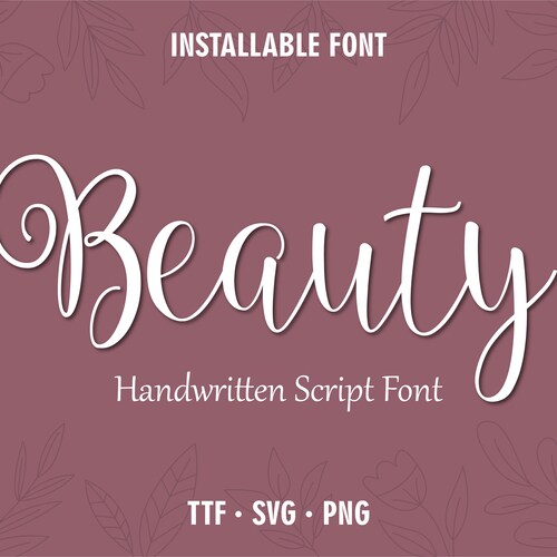 Wedding Font Cursive Font Ttf Svg Samantha Cursive Font for - Etsy