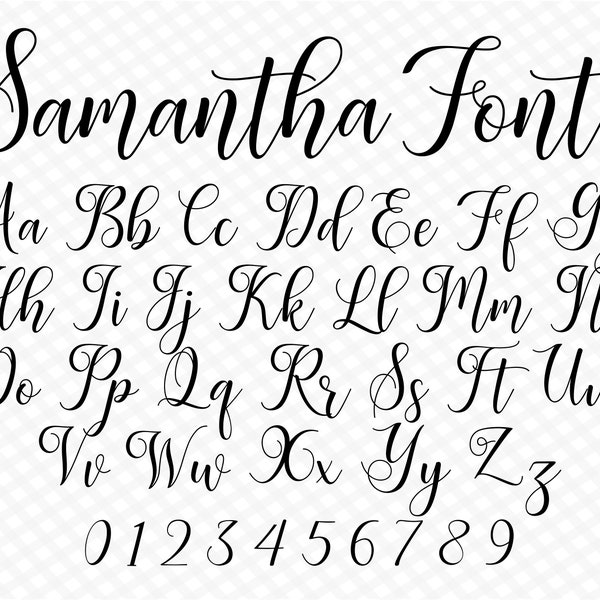 Cursive Font - Etsy