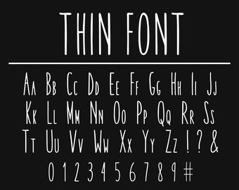 Farmhouse Font Tall Thin Font Skinny Font Thin Font Tall Skinny Font ...