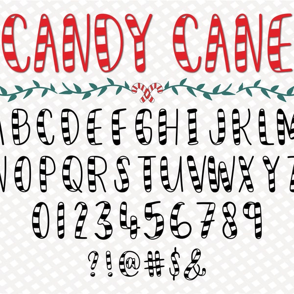 Candy Font - Etsy
