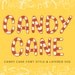 Candy Font Candyland Font Candy Cane Font Candy Script Font Christmas ...