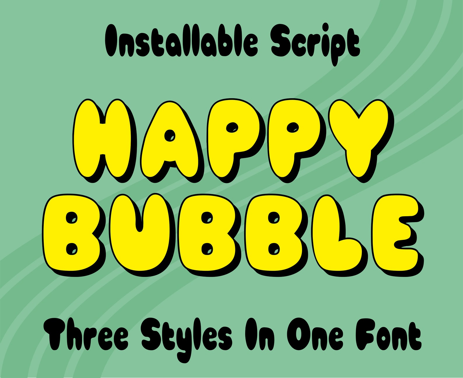 Bubbly Font TTF SVG Bubbly Letters Font Graffiti Bubble Letters Bubble ...