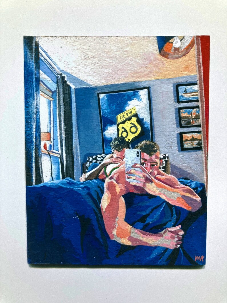 Rimming Selfie Print Homoerotic Art Queer Art Queer Etsy