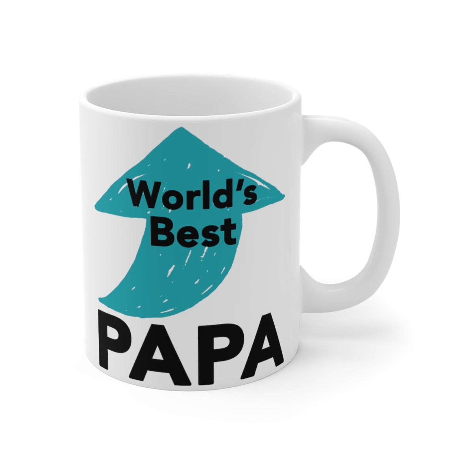 World's Best Papa Mug Happy Fathers Day Mug Papa Coffee Mug Fathers Day ...