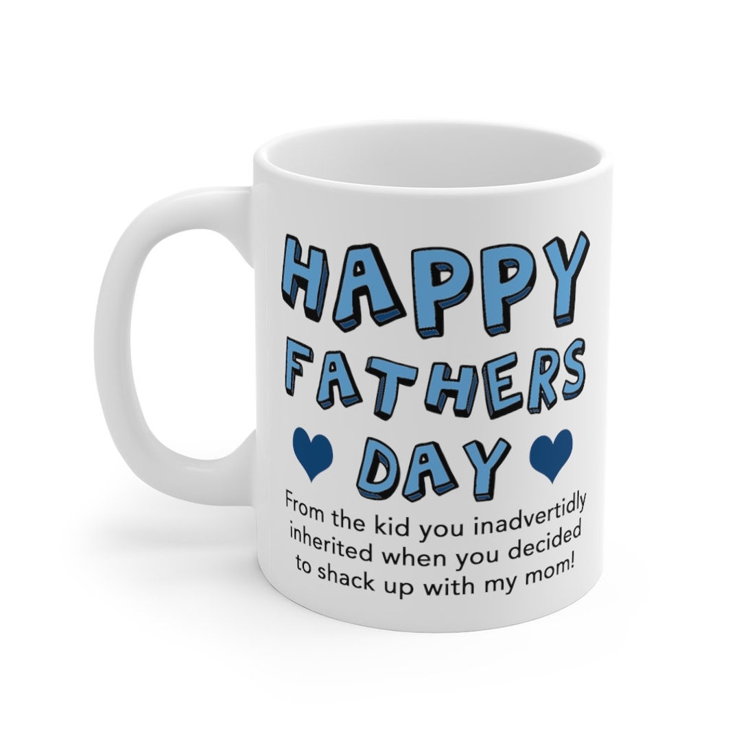 Happy Fathers Day Step Dad Mug Happy Fathers Day Mug Step Dad Gift ...
