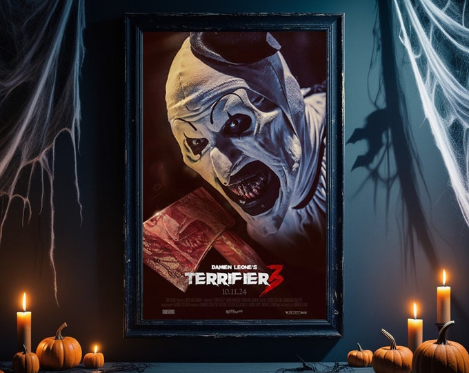 Terrifier 3 Movie Art Film Poster Print Wall Art Gift A4 A3 - Etsy UK