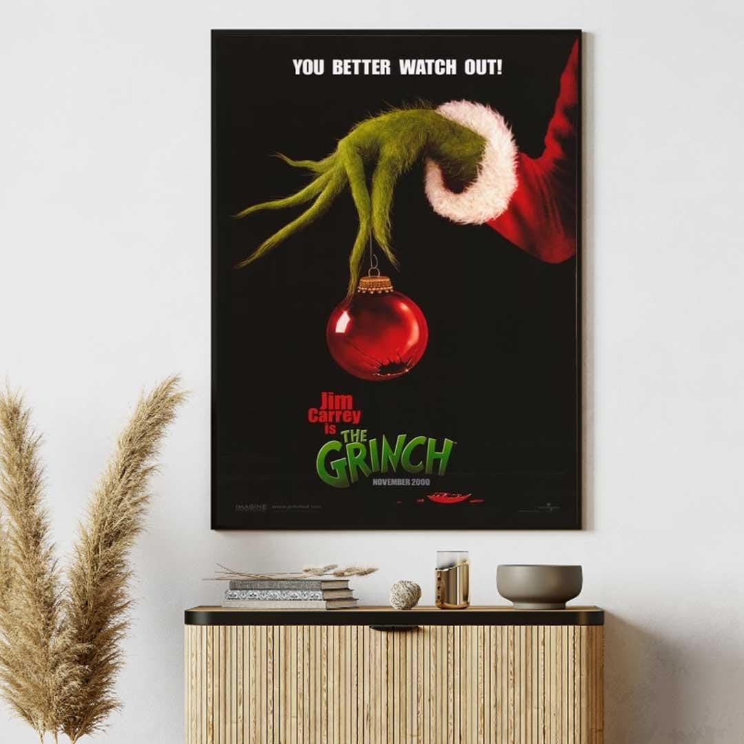 Dr Seuss' How the Grinch Stole Christmas Movie Poster No Frame Wall Art ...