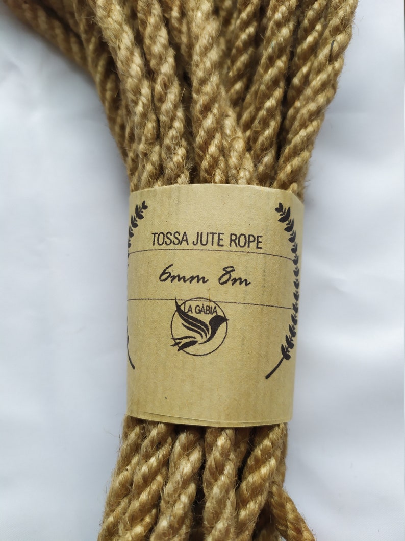 Tossa Jute Rope 6mm 8mts Shibari & Kinbaku - Etsy