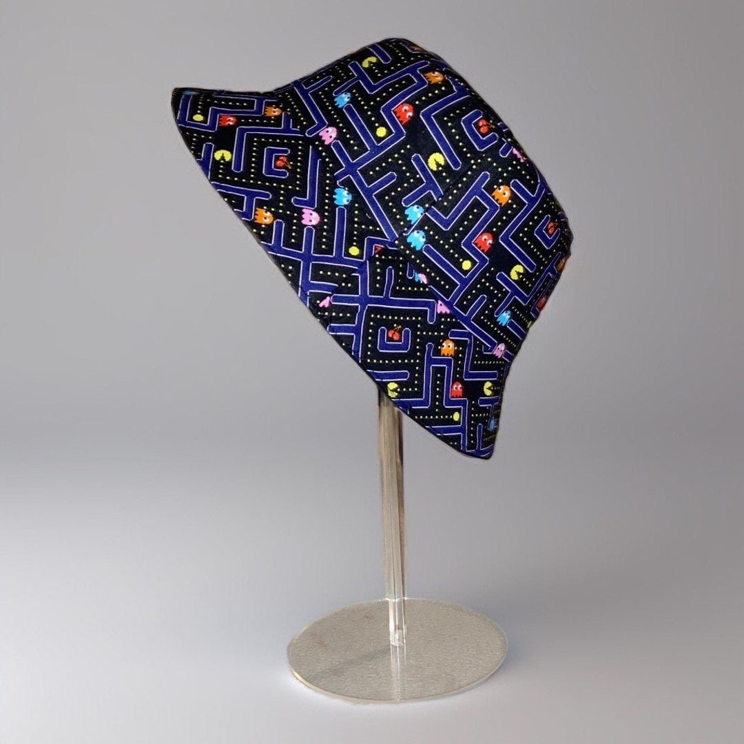 Retro Game Reversible Bucket Hat/80s Era Bucket Hat/ Video Game Theme ...