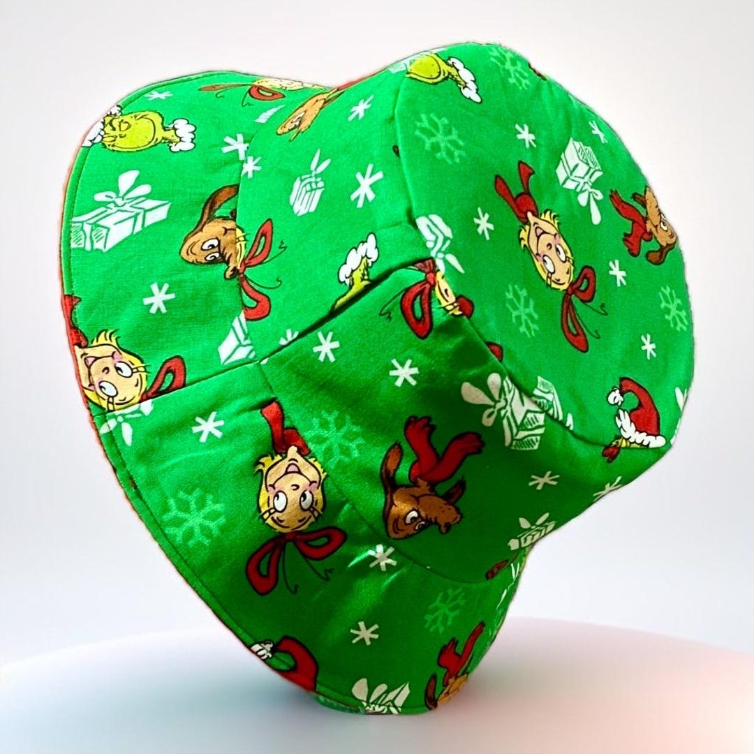 Grinchy Christmas Bucket Hat - Etsy