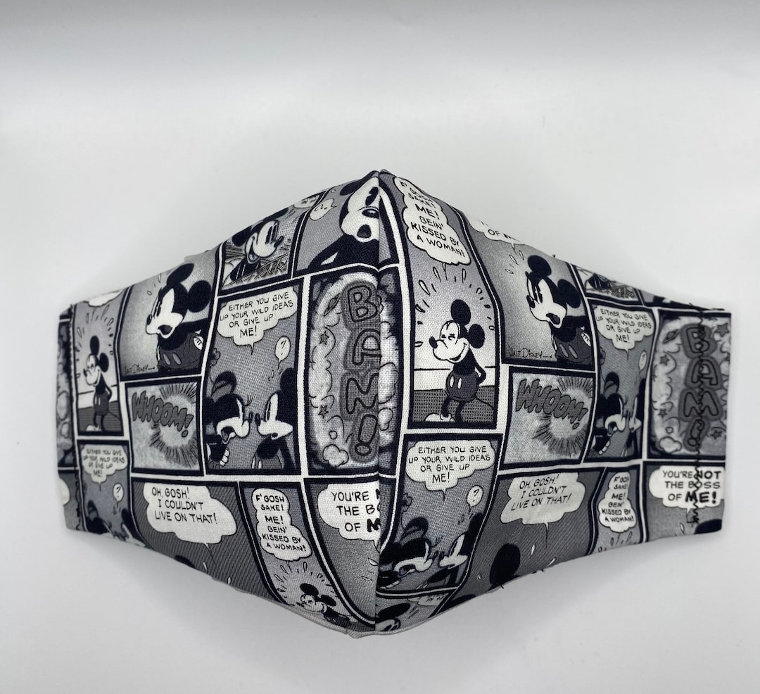 Morning Comics Face Mask - Etsy