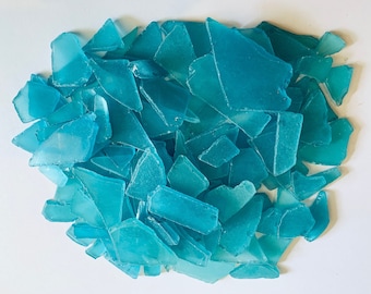 Sea Glass Ocean Beach Mix Bulk White Clear Aqua Turquoise Blue Tumbled ...