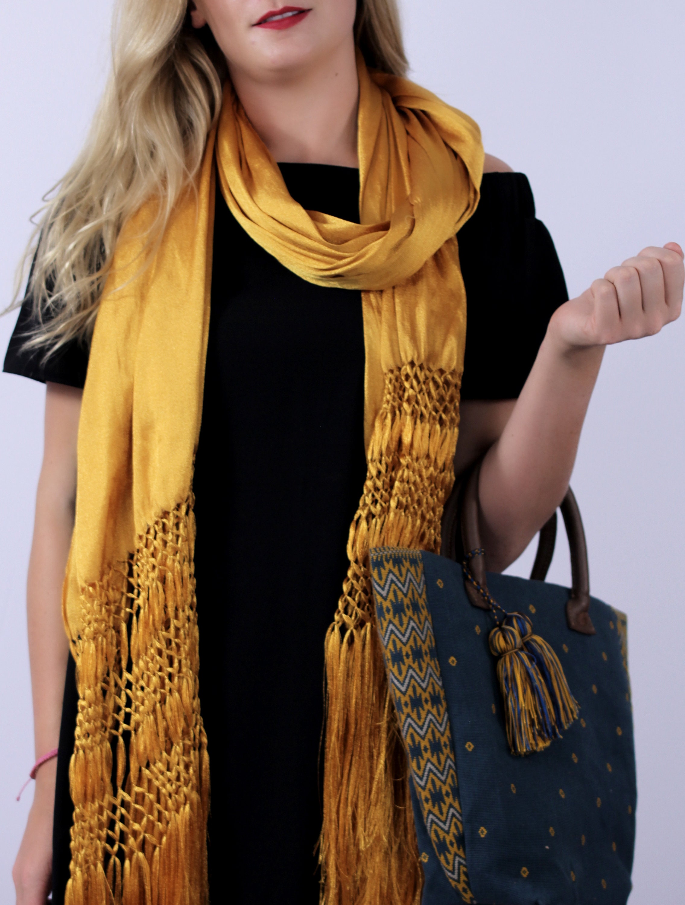 Shawl | Mexican Rebozo | Silk Art | Handmade - Etsy