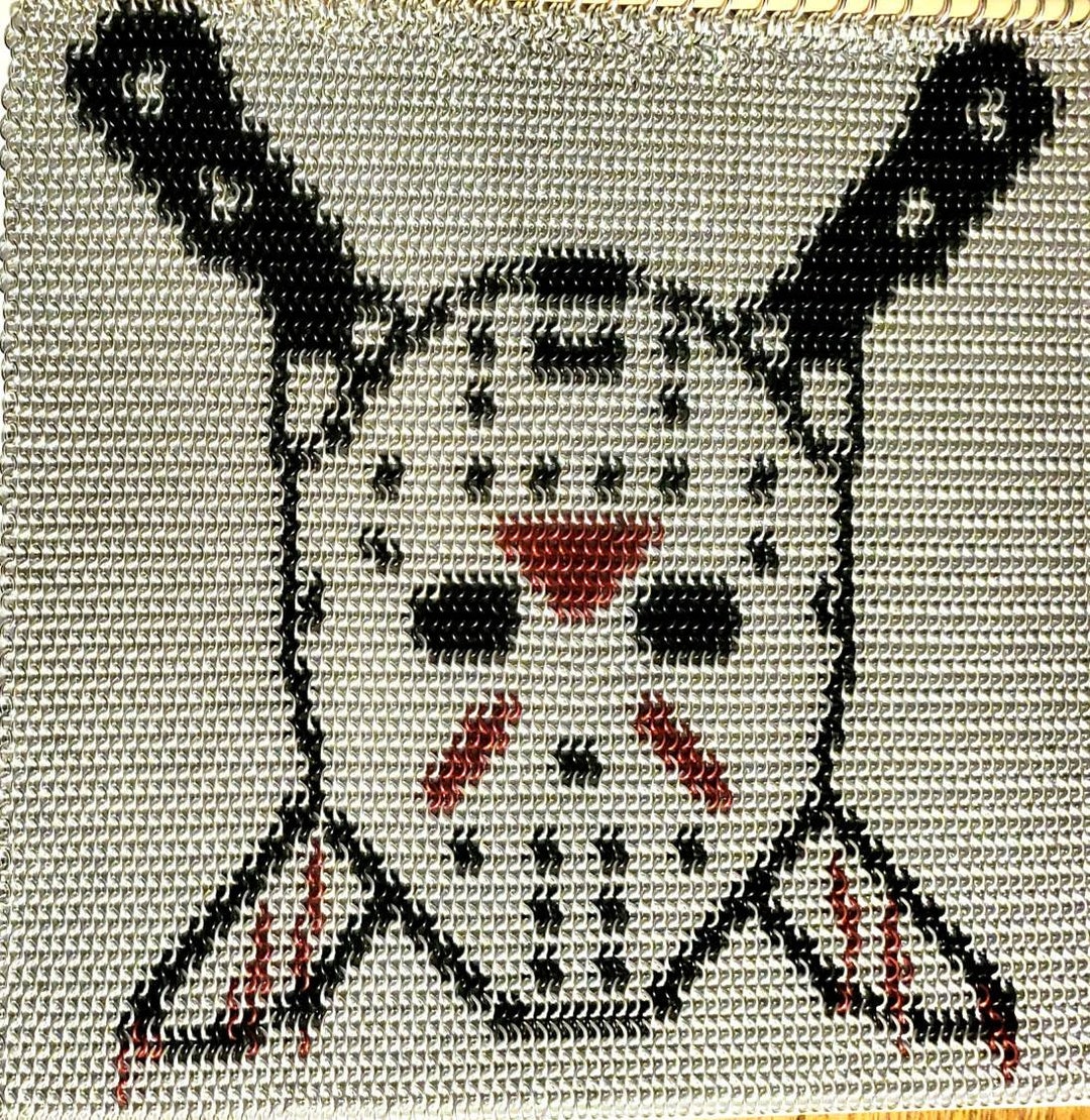 Jason Voorhees Friday the 13th Unique Chainmaille Inlay Wall Hanging - Etsy