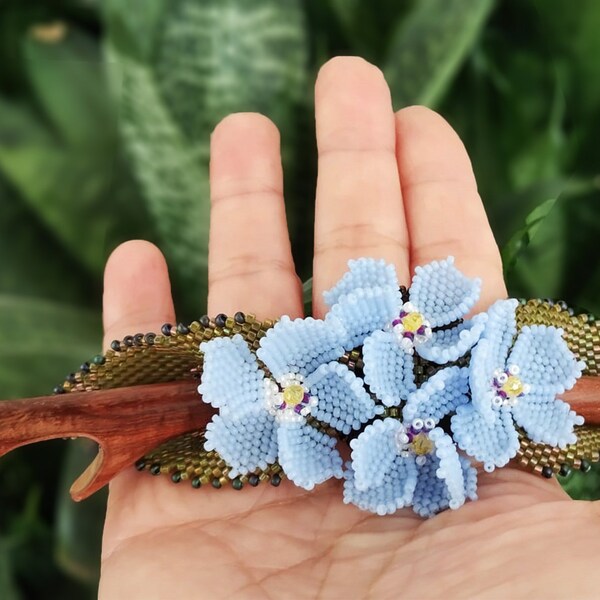 Periwinkle Hair Pin - Etsy