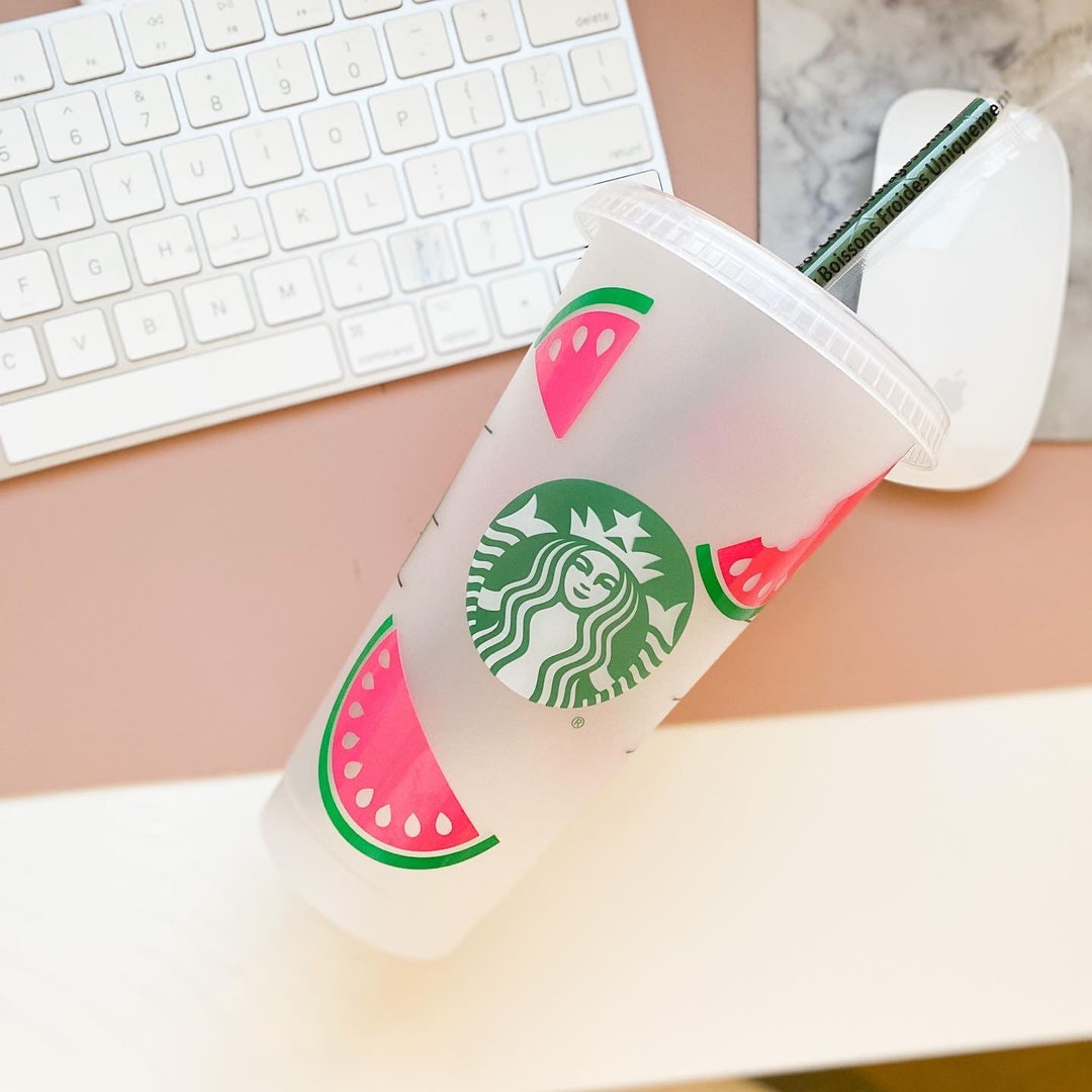 WATERMELON Starbucks Cold Cup - Etsy