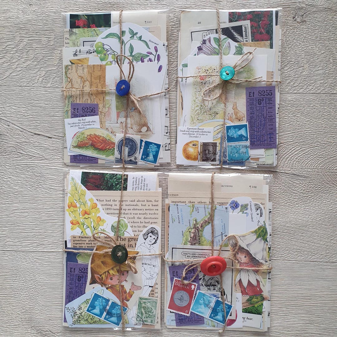 Vintage Paper Ephemera Pack | Peter Rabbit | 25 Pieces Stamps | Junk ...