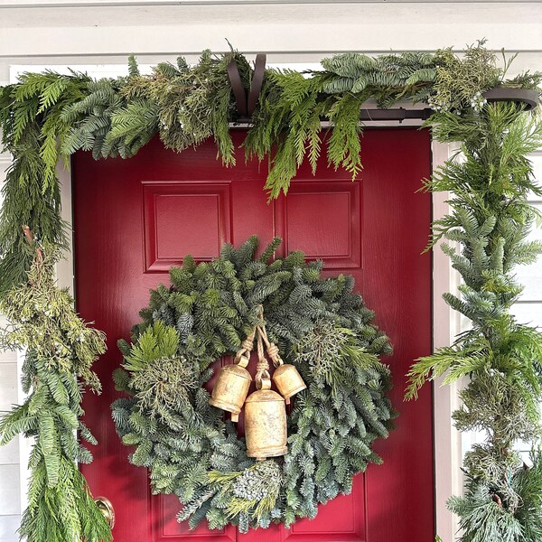 Christmas Door Garland - Etsy