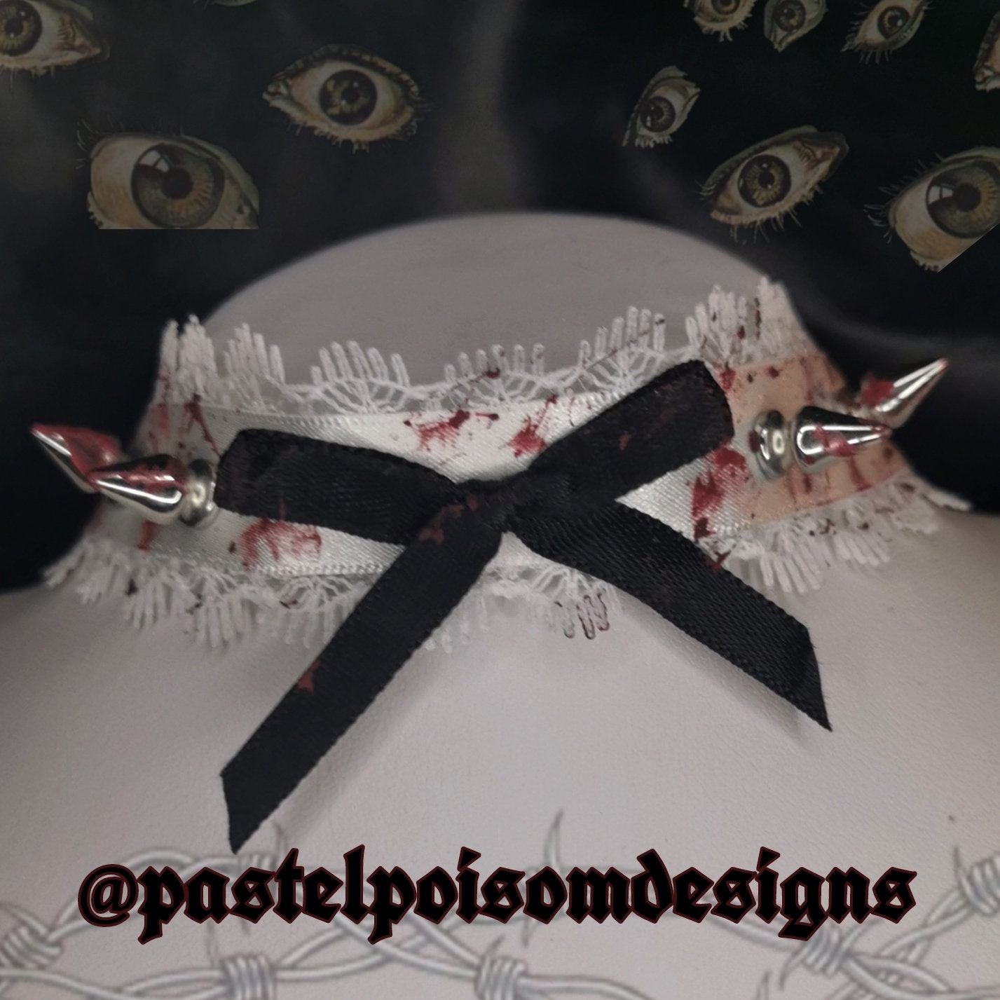 Horror gorecore Yamiikawaii Choker - Etsy