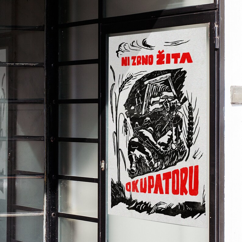 Occupation - VINTAGE Yugoslavia PROPAGANDA POSTER, World War 2 ...