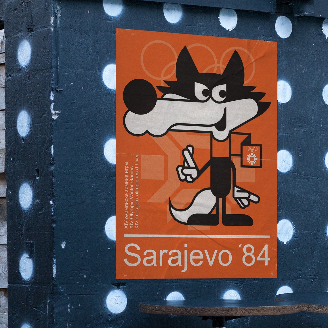 Vucko Sarajevo 1984 Vintage Yugoslavia Poster - Etsy