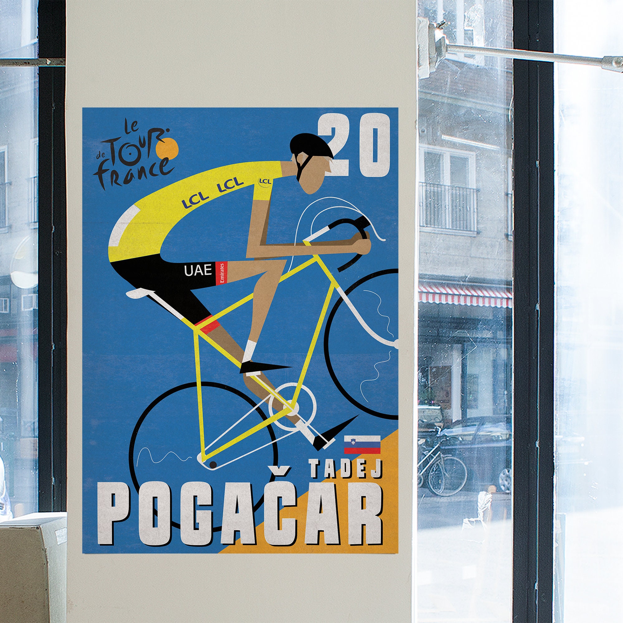 Bundle Tour De France Pogacar Roglic 2020 Poster Cycling - Etsy