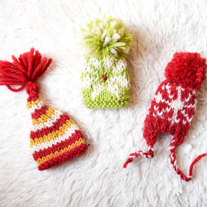 Mini Knit Hats - Etsy